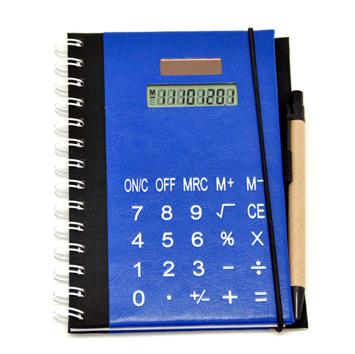 Hardcover Excutive Notebook Calculator with Pen - Bossgoo.com