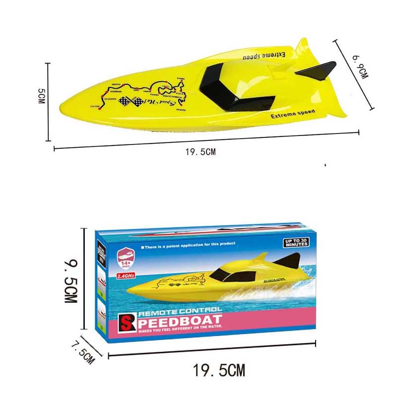 2.4 GHz RC Racing Boat Radio Remote Control Speed Boat High-Speed ...