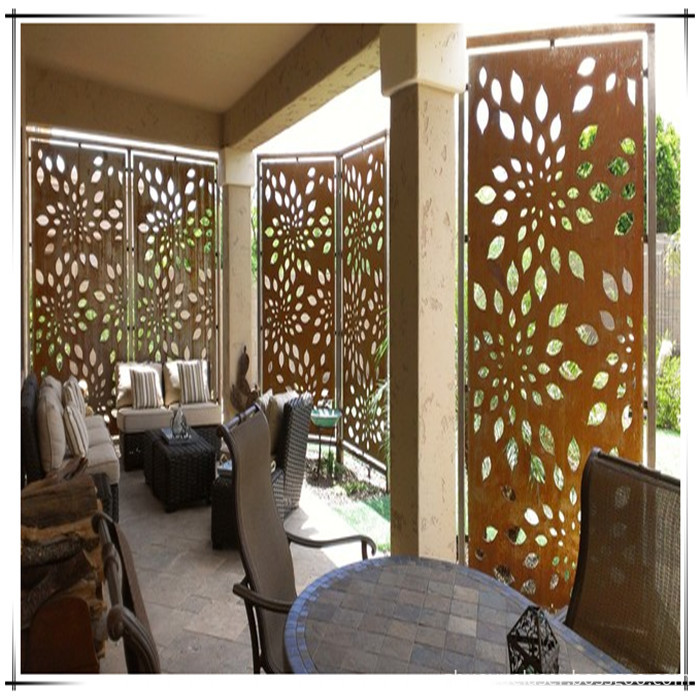 Decorative Garden Metal Screen(id:10550903). Buy China Corten Steel ...