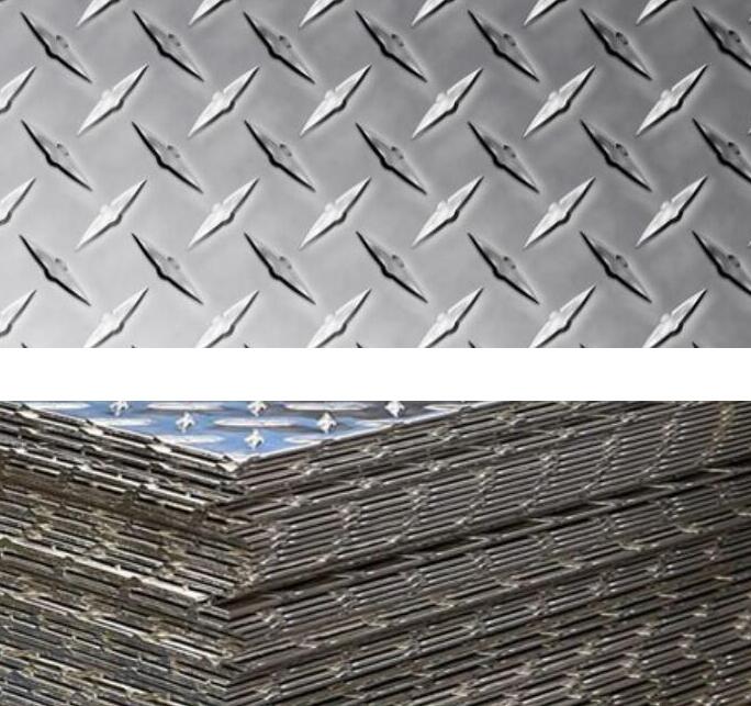 stucco Aluminum tread plate with non-skid Alu flooring – aluminum ...