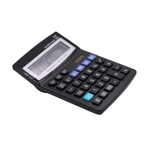 14 Digits Dual Power Office Desktop Calculator(id:10580814). Buy China ...