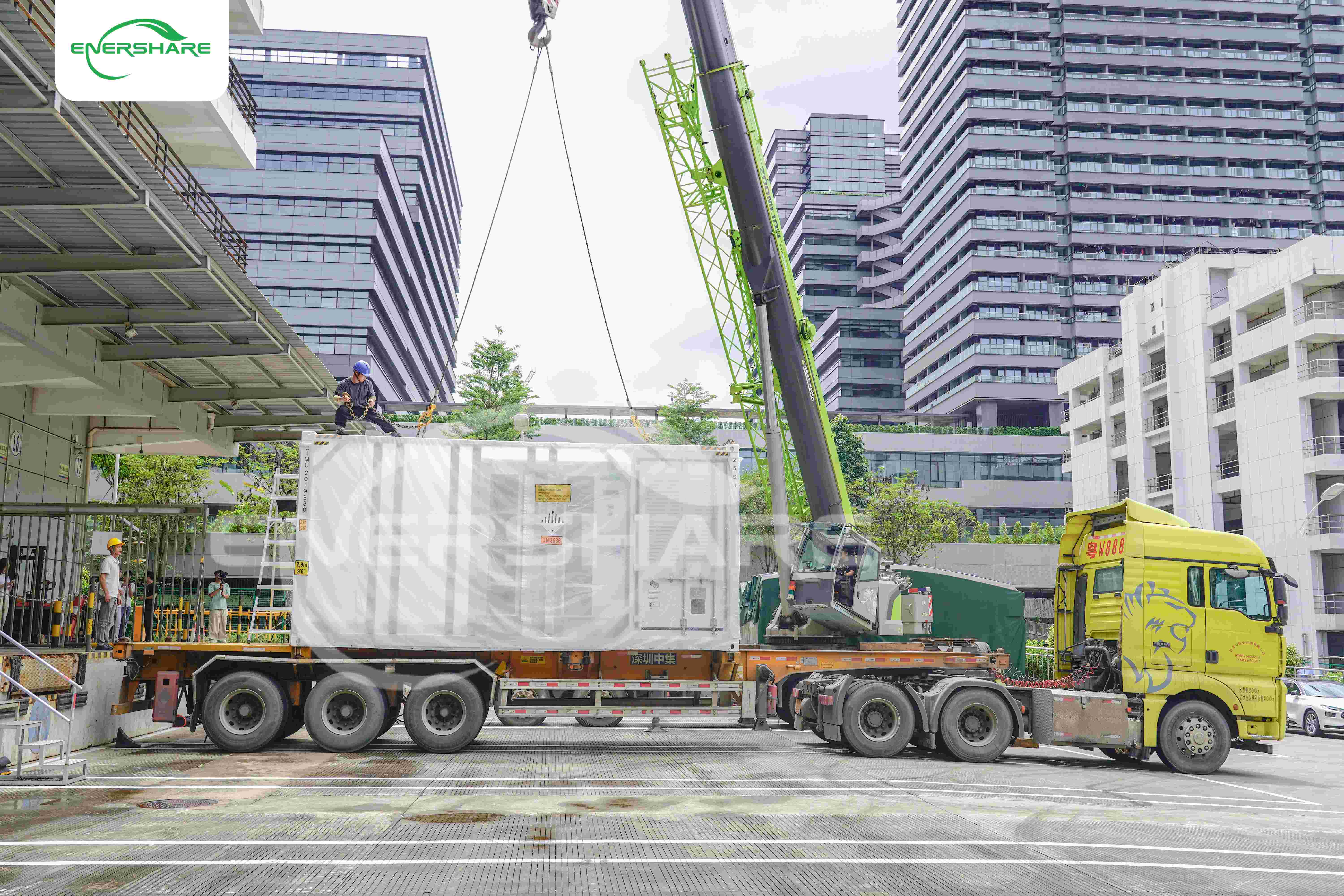 Enershare has completed the shipment of 400KW-860KWh Energy Storage ...