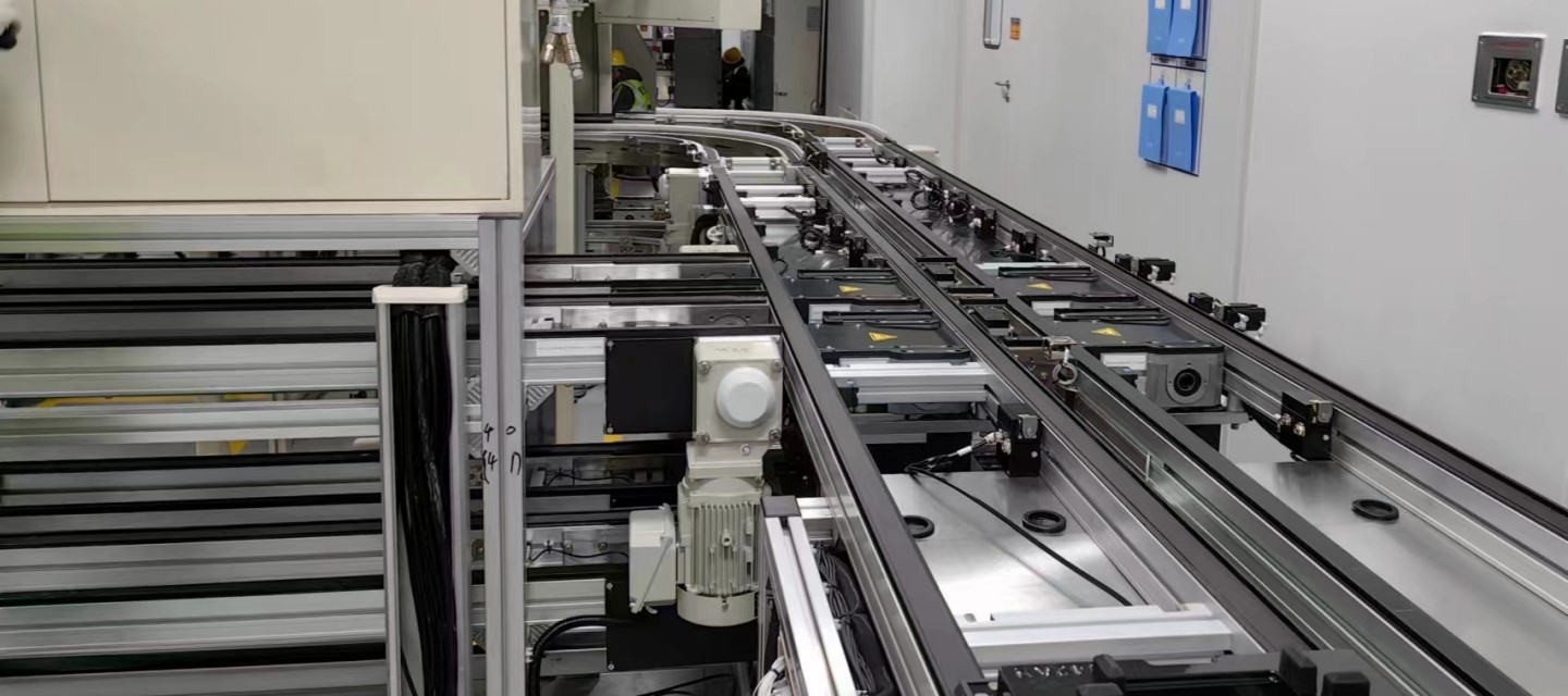 Pallet Positioning Unit for Conveyor System